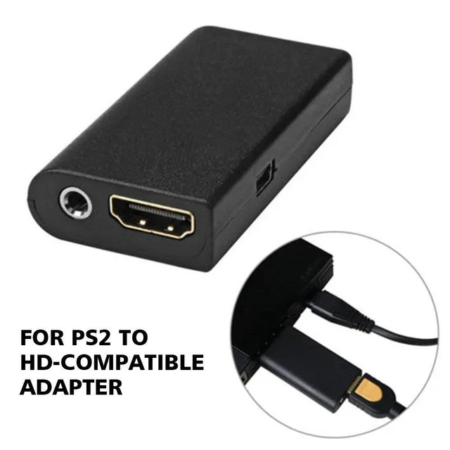 FOR PS2 TO HDMI-Compatible Audio Video Converter Game Console to HDTV ...