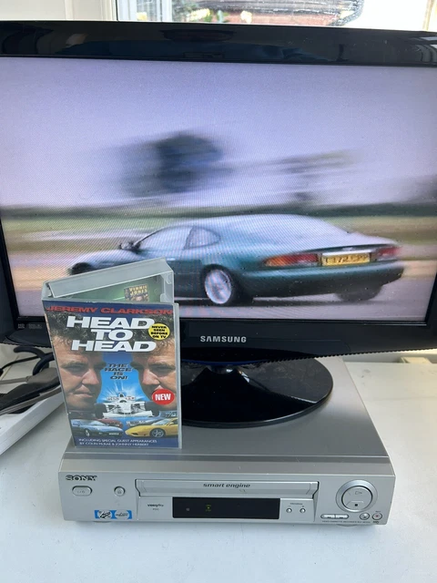 SONY SMART ENGINE SLV-SE220G VHS Video Cassette Recorder No Remote £29. ...