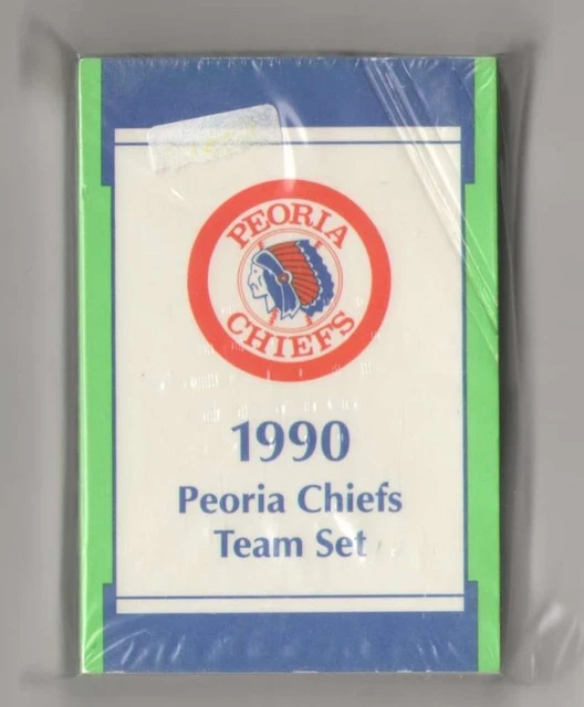 1990 TEAM ISSUE - Peoria Chiefs Team Set (CUBS) sponsorisé par Kodak ...