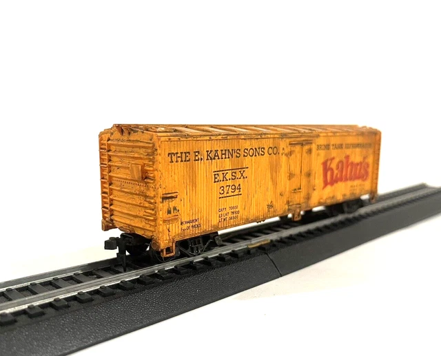 MANTUA HO SCALE Kahn's Model Railroad Train Brine Tank Reefer 3794 ...