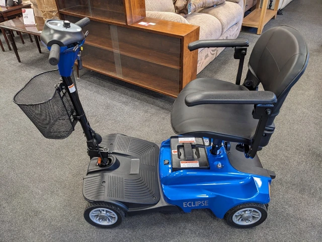 CARECO ECLIPSE 4MPH Class 2 Pavement Mobility Scooter Metallic Blue ...