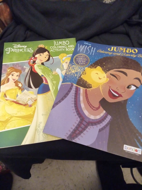 DISNEY PRINCESS And wish Coloring, Activity Book. £5.89 - PicClick UK