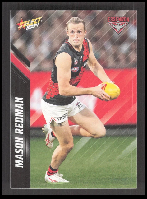 AFL 2024 SELECT Essendon Mason Redman 49 Card CB-1-9-A-4 EUR 1,48 ...