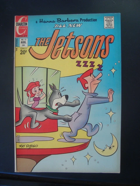 THE JETSONS #12 (1972) Charlton Comics Hanna Barbera Cartoon £15.82 ...