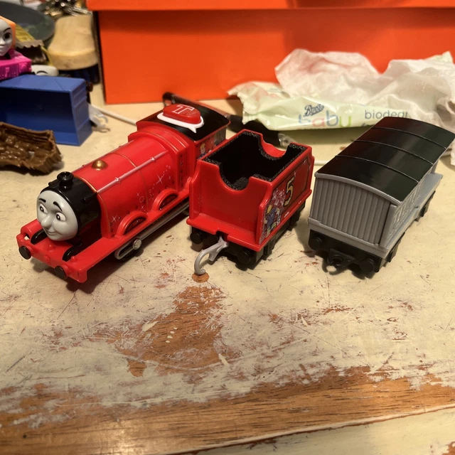 TALKING INTERACTIVE JAMES Thomas & Friends Trackmaster Motorized ...