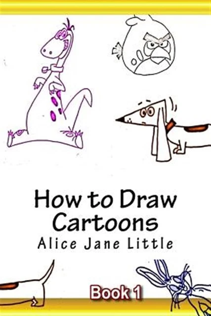 HOW TO DRAW Cartoons : Drawing Cartoon Animals, Paperback by Little ...