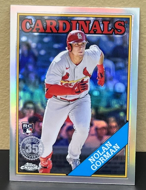 2023 TOPPS CHROME 1988 35th Anniversary RC Nolan Gorman Rookie ...