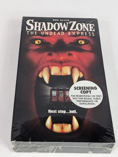SHADOW ZONE THE Undead Express Screening Copy VHS Tape Horror/Drama Movie RARE $62.07 - PicClick AU