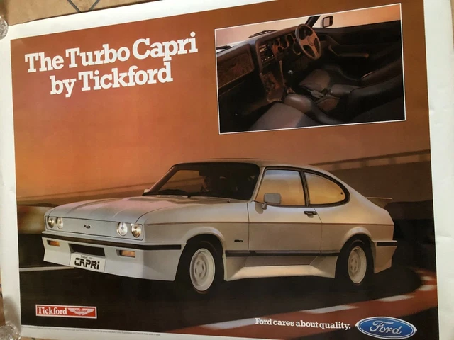 FORD CAPRI TURBO By Tickford Exclusive Authorised Dealer Showroom ...