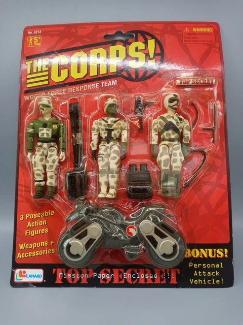 LANARD CORPS WORLD Force Response Team Chopper Avalanche Cybor Trooper ...