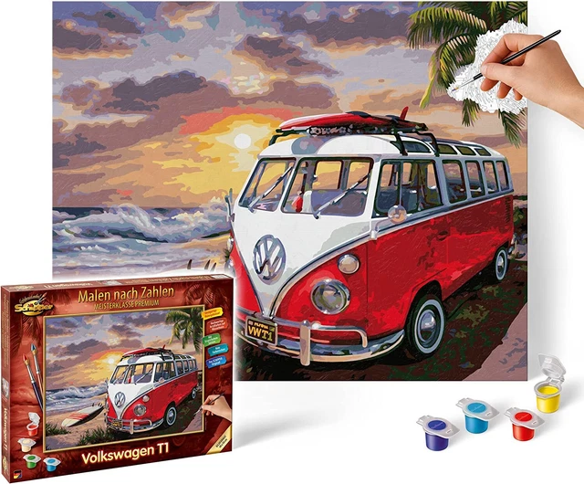 SCHIPPER - 609130861 - Malen Nach Zahlen - Volkswagen T1 # Neu Ovp EUR 29,99 - PicClick DE