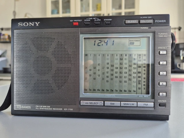 SONY ICF-7700, 15 Bands PLL Synthesized Receiver EUR 170,00 - PicClick DE