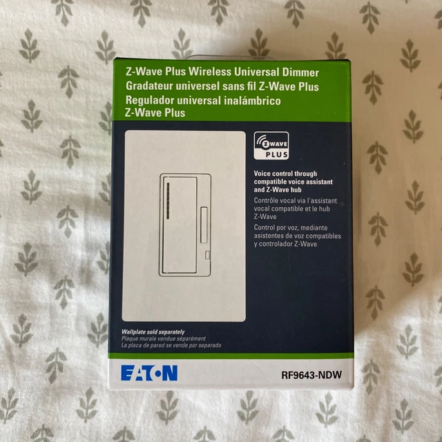 EATON Z-WAVE PLUS Atenuador Universal Inalámbrico LED Control por Voz ...