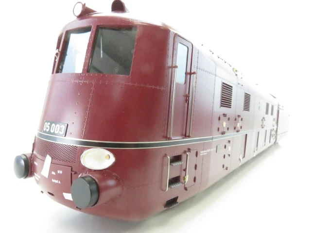 (1RB02) KISS 500410 Spur 1 Dampflok BR 05 003 Cab Forward rot mit ...