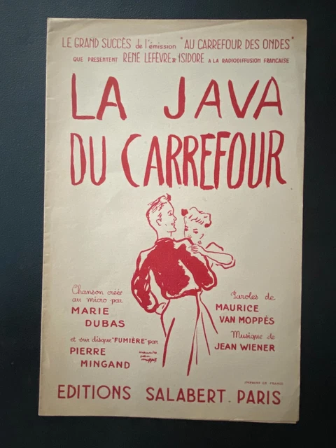 PARTIZIONE PICCOLO FORMATO "La Java Del Carrefour Marie Dubas" EUR 23 ...