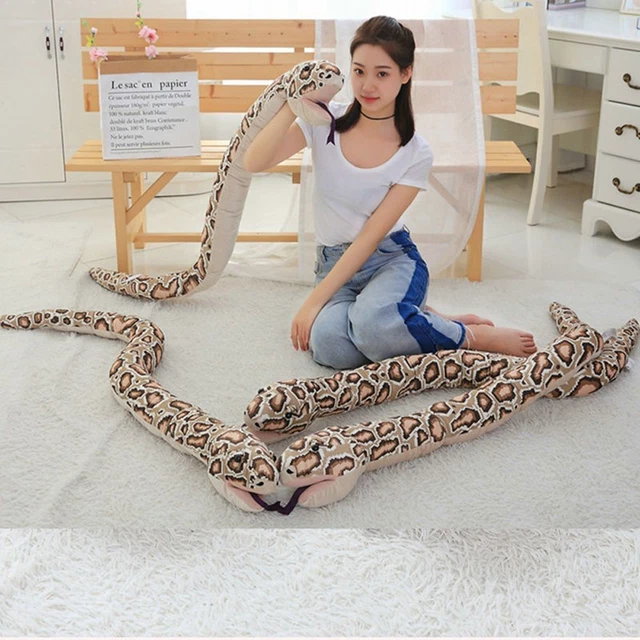 LONG REPTILE PYTHON Hand Puppet Snake Stuffed Toys Snake Toy Animal Plush Doll 1 £20.39 ...