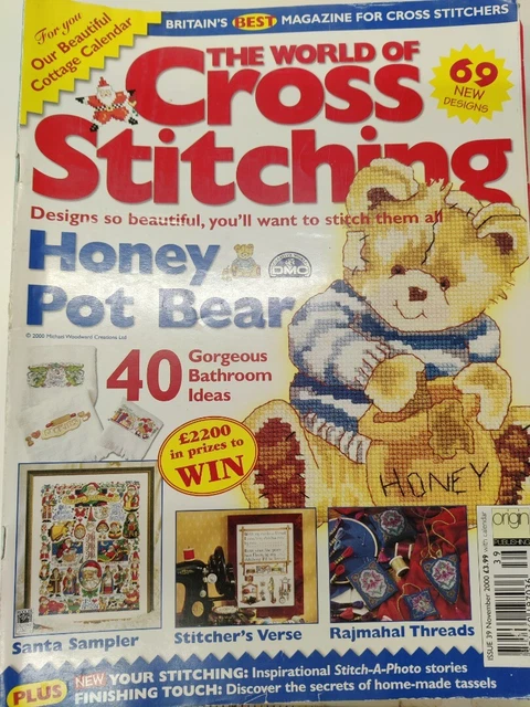 THE WORLD OF Cross Stitching Magazines 14 Issues Cg H24 £7.99 - PicClick UK