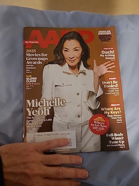 AARP MAGAZINE DECEMBER 2024 January 2025 Michelle Yeoh Travel Guide ...