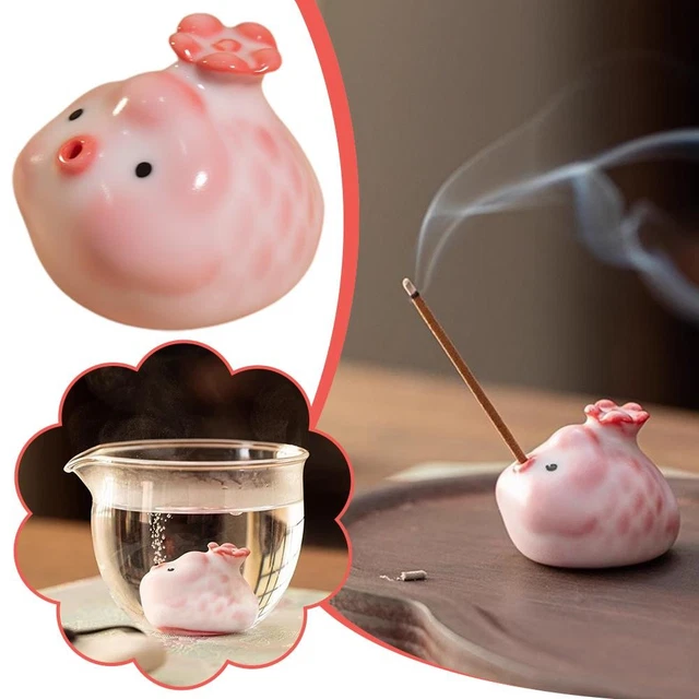 MINI BUBBLE FISH Statue Modern Ceramic Tea Pet For Table Tearoom ...