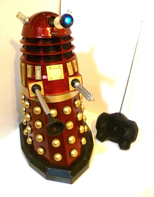 DOCTOR WHO 18& inch NSD DALEK Customised RED remote radio control £511. ...