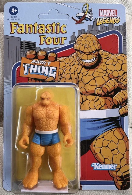 MARVEL LEGENDS RETRO The Thing Fantastic Four Kenner Hasbro NEW Toy ...