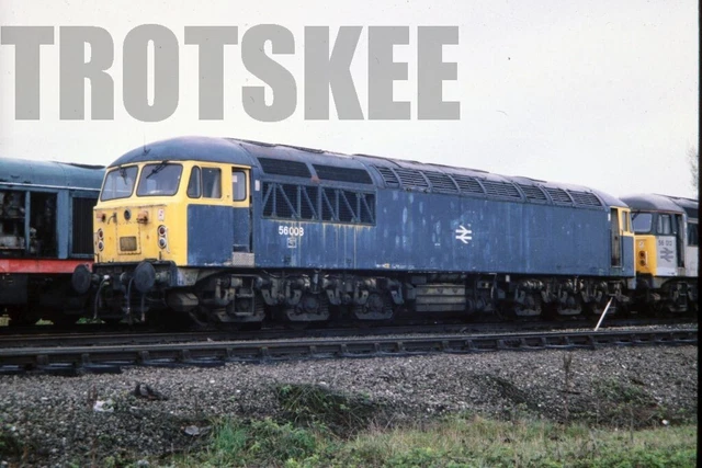 35MM SLIDE BR British Rail Diesel Loco Class 56 56008 Toton 1993 Orig £ ...