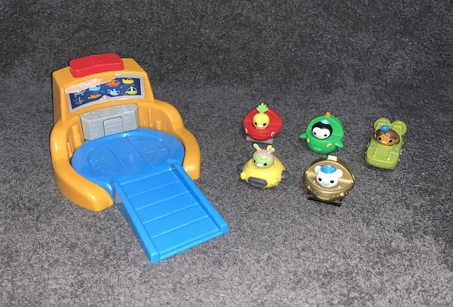 THE OCTONAUTS - Cbeebies - Gup Speeder Mini Launcher + 5 Gup Speeders £ ...