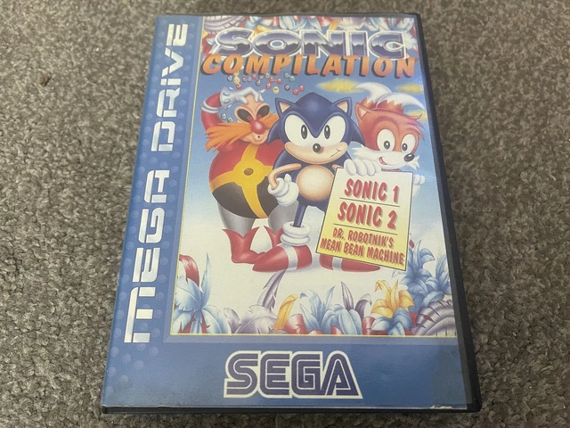 SONIC COMPILATION (SONIC 1,2,Dr Robotnik) - Sega Mega Drive PAL Boxed ...