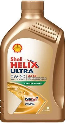 SHELL HELIX ULTRA 1L Engine Oil 1 Litre 0W20 ECT C5 Fully Synthetic ...
