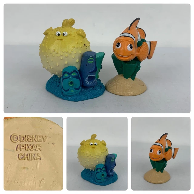 DISNEY PIXAR FINDING Nemo PVC Figure Cake Topper Nemo Bloat Blowfish ...