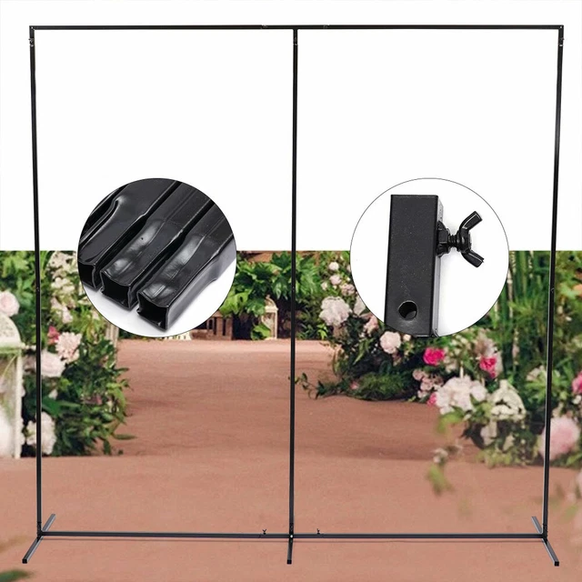 HEAVY DUTY WEDDING Arch Frame Backdrop Stand Birthday Party Props Free ...