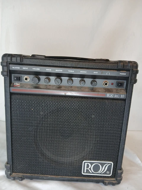 ROSS AMP TUBE Blaster Series Model RG 10 Working Corded Electric 40 W ...