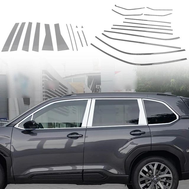 FOR SUBARU FORESTER 2025 2026 Exterior Car Door Window Frame Decor ...