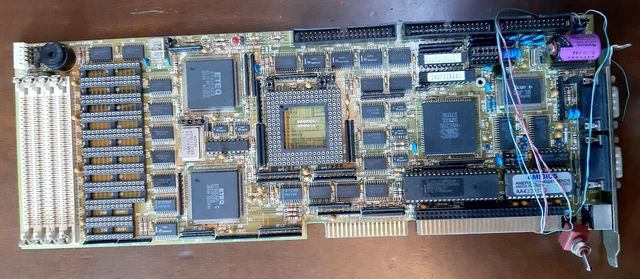 INDUSTRIAL CPU CARD PCA 6145 rev.A5 CPU 486 16bit ISA bus EUR 20,00 - PicClick IT