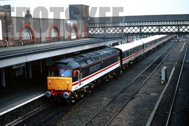 35MM SLIDE BR British Rail Diesel Loco Class 47 47823 1991 Worcester Orig £4.98 - PicClick UK