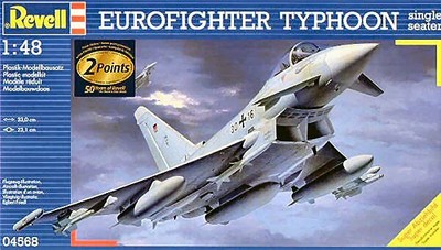 REVELL 04568 EUROFIGHTER Typhoon single seater 1/48 scale plastic model ...