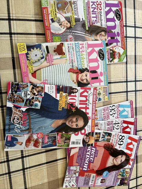 KNITTING MAGAZINES BUNDLE of 6 £1.16 - PicClick UK