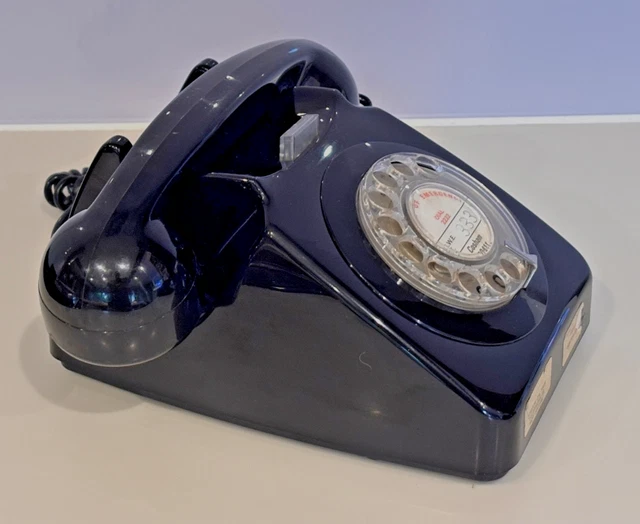 VINTAGE TELEPHONE - 746F Rotary Dial – Shiny, Serviced, Working ...