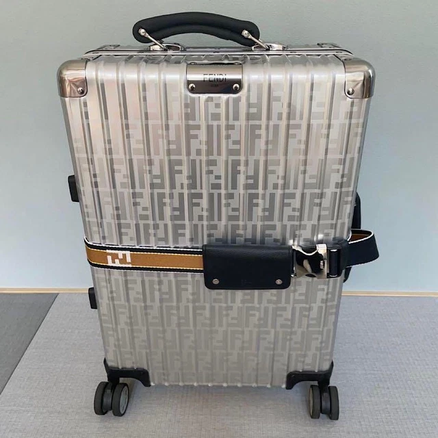 FENDI X RIMOWA Cabin Luggage Trolley Zucca Aluminum 33L £2,074.96 ...