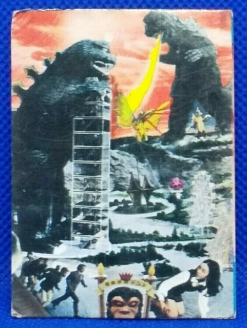 Godzilla King Ghidorah Yamakatsu Tokusatsu Karte Kaiju Vintage Japan