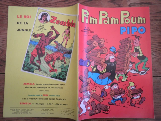 PIM PAM POUM pipo n°35 de 1964 TBE EUR 8,00 - PicClick FR