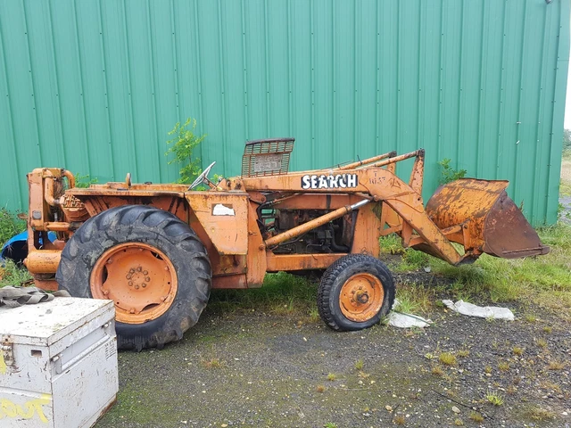 INTERNATIONAL 3434 LOADER tractor and compressor vintage industrial £ ...