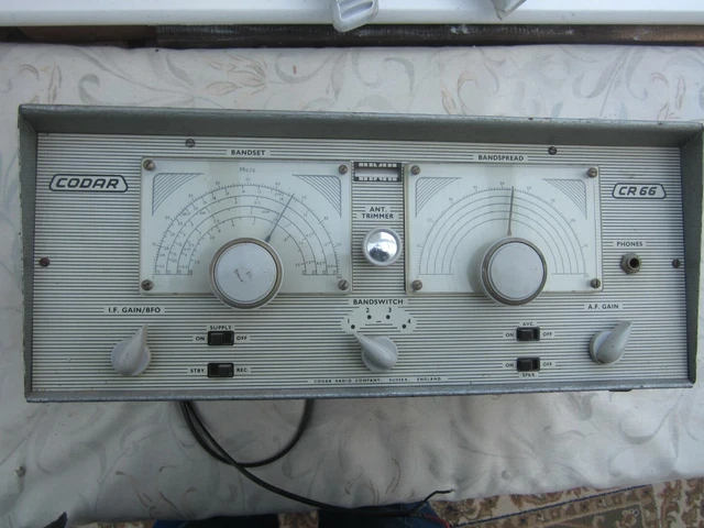 CODAR CR66 VALVE radio. £100.00 - PicClick UK