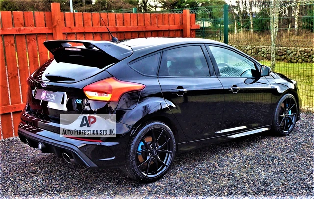 FORD FOCUS 'RS Style' Look ST MK3 MK3.5 Gloss Black Boot Roof Spoiler ...
