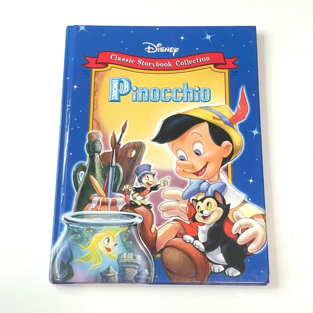 DISNEY CLASSIC STORYBOOK Collection Pinocchio Hardcover Kids ...