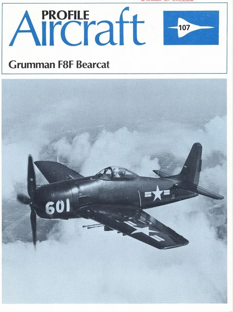 AIRCRAFT PROFILE NUMBER 107 Grumman F8F Bearcat $15.00 - PicClick CA