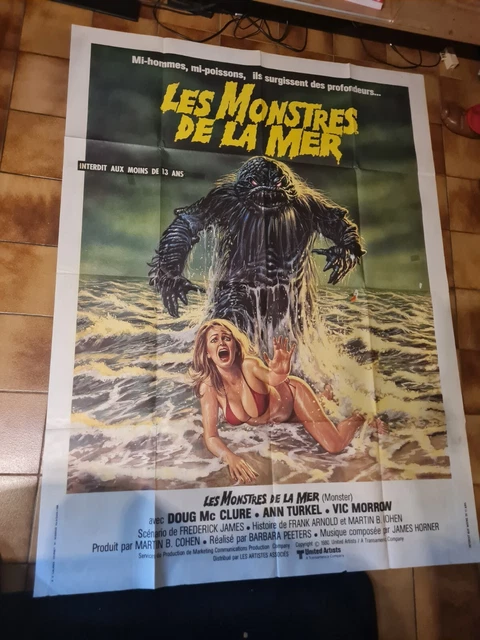 AFFICHE CINÉMA ORIGINALE 120x160 Ancienne EUR 39,99 - PicClick FR