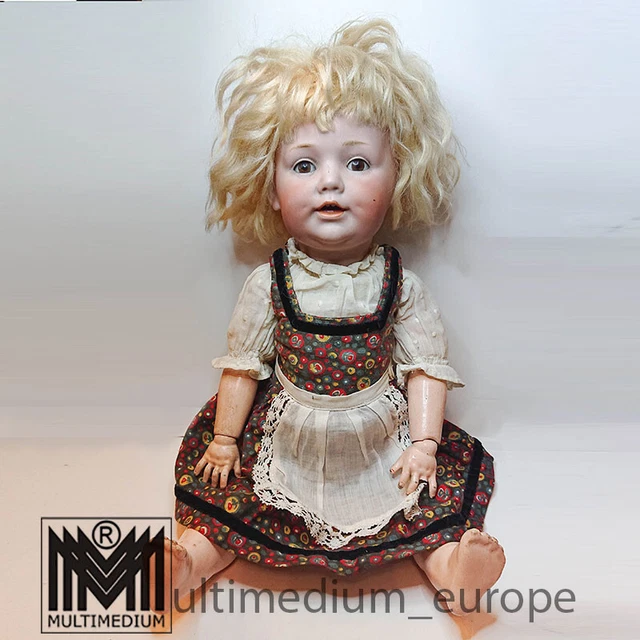ANTIKE JDK 247 J.D. Kestner Glieder Puppe 47cm Germany Porzellan Kopf ...