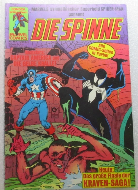 NACHLASS CHANCE COMIC Seltenheit DIE SPINNE Marvel Condor Erstauflage ...