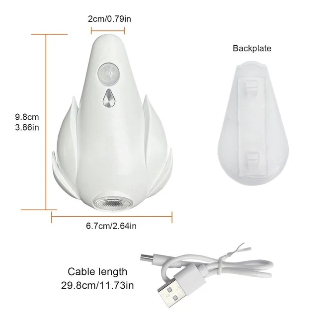 HUMAN BODY DETECTION Toilet Seat Lights Motion Sensor Light Stair ...